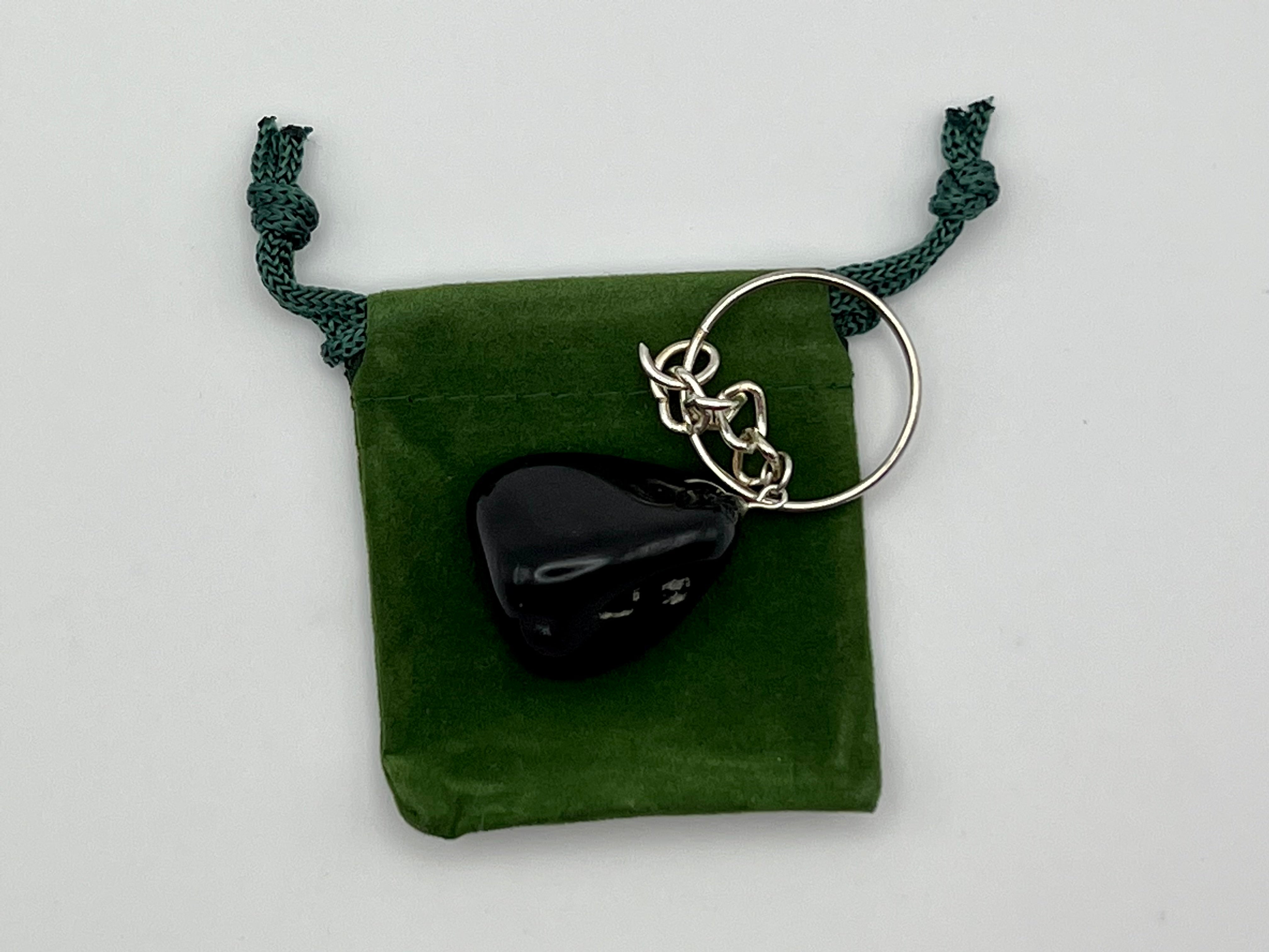 Black Obsidian Keychain – Sage House Of Healing